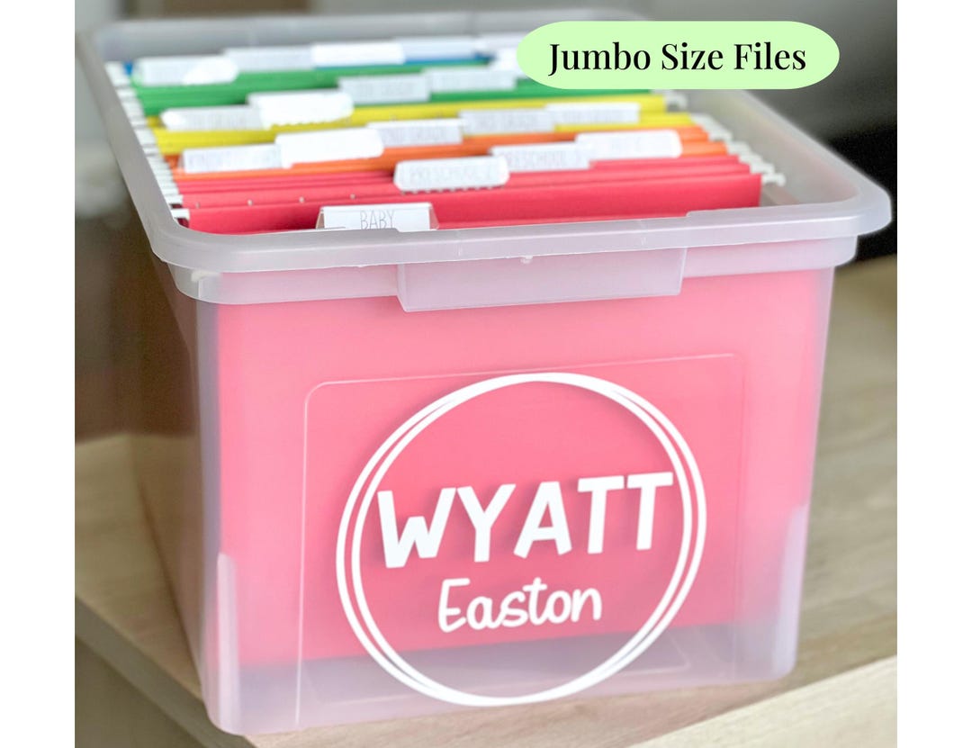 School Memory Box Kid File Box Children Milestone Tote Newborn Baby ...