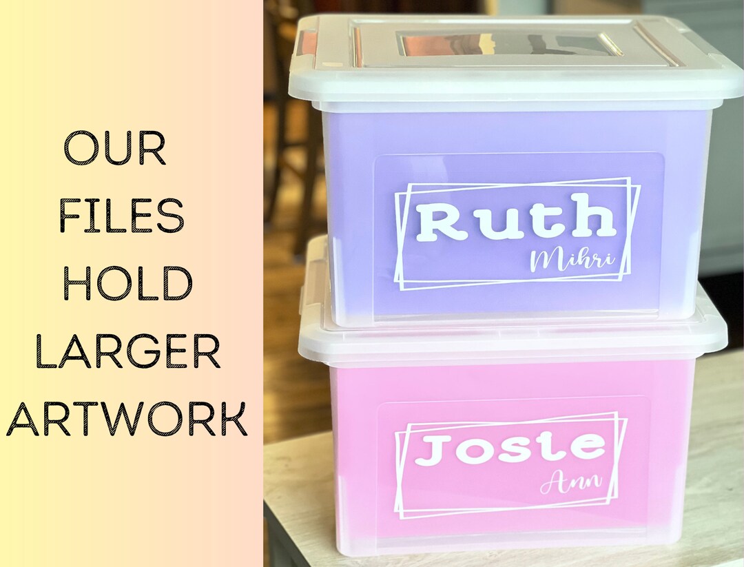 School Memory Box Kid File Box Children Milestone Tote Newborn - Etsy