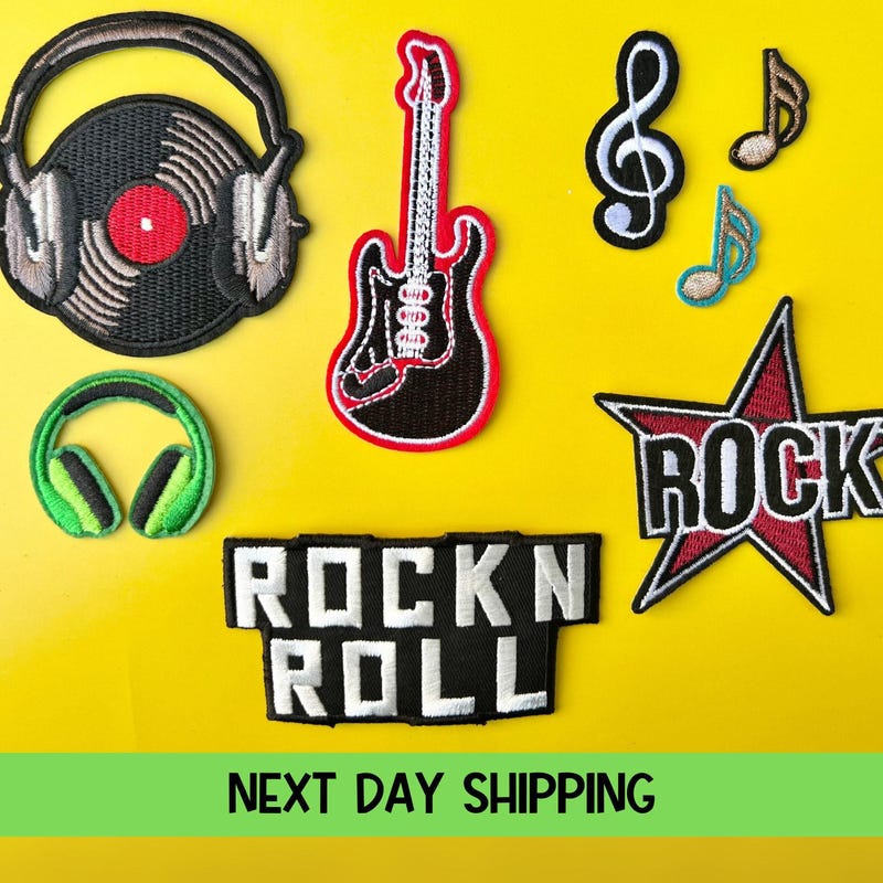 Rock and Roll Patches - Etsy
