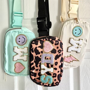 Personalized Fanny Pack Girl Custom Belt Bag Child Patch Belt Bag Women ...