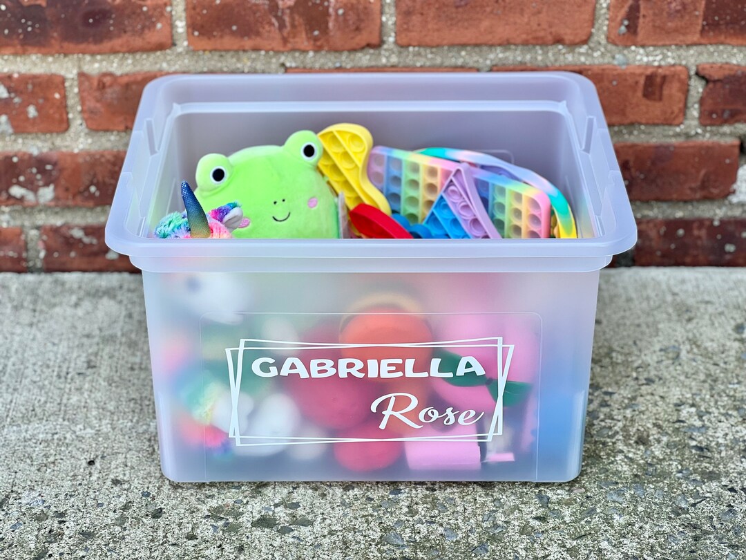 Custom Kid Storage Box NO FILE Kid Toy Organization Children Toy ...