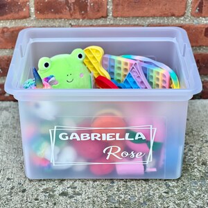 Custom Kid Storage Box NO FILE Kid Toy Organization Children Toy ...