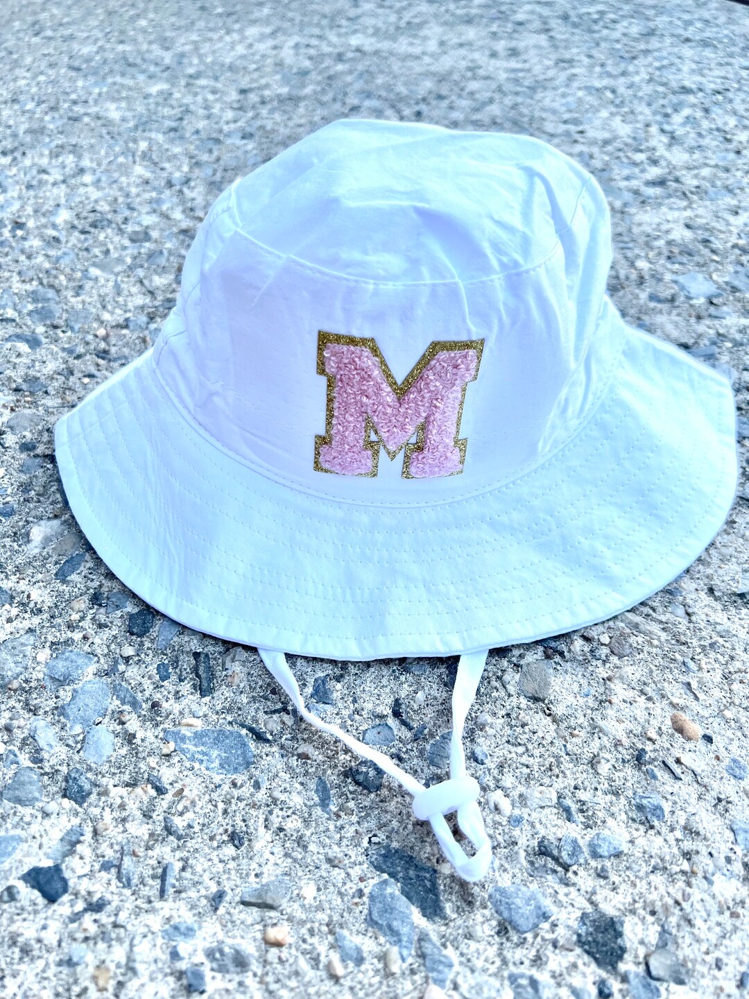 Colorful Bucket Hat With Letter Patch for Baby Shower Gift for New Baby ...