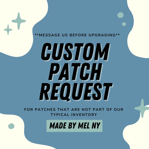 EMBROIDERED PATCH - Etsy