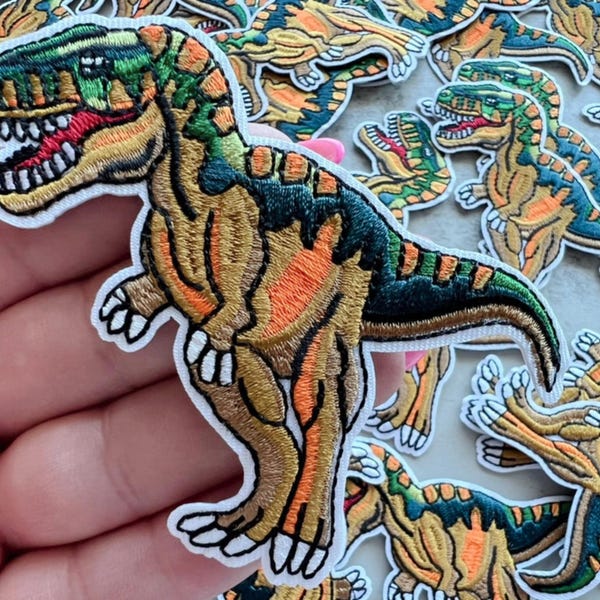 Dinosaur Patch - Etsy