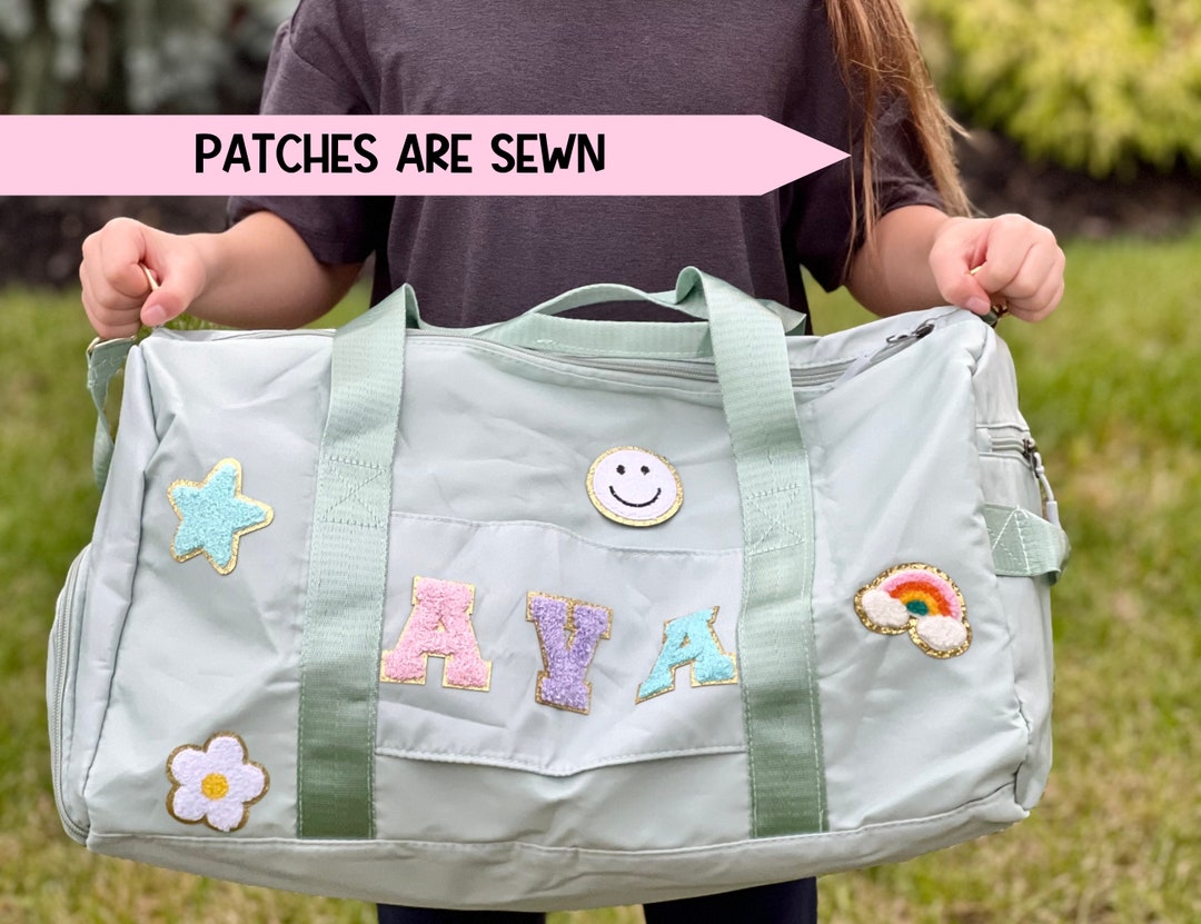 Custom Duffel Bag for Girl Tween Gift Personalized Overnight Bag Kid ...