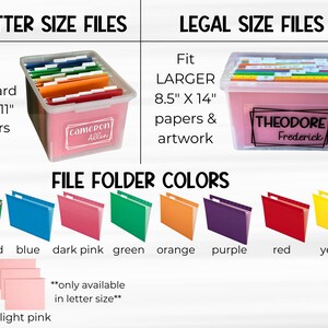 School Organization Box School Organize Baby File Organizer Kid Memory ...
