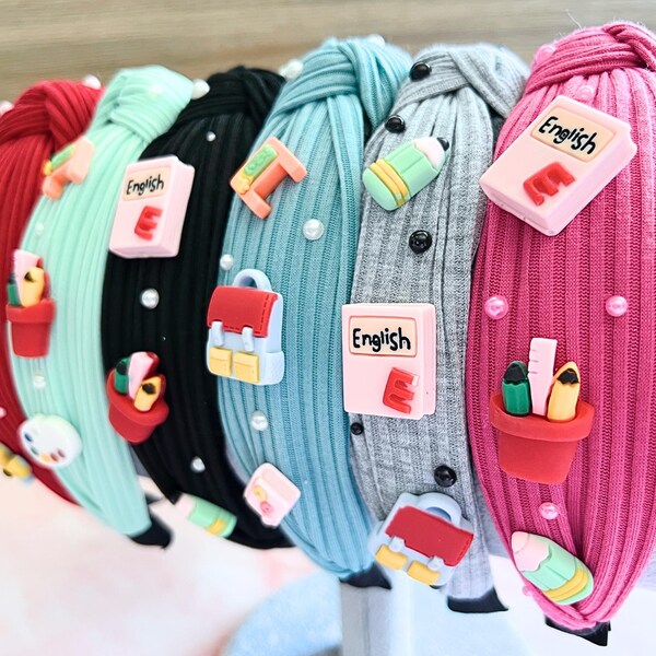 School Headband - Etsy