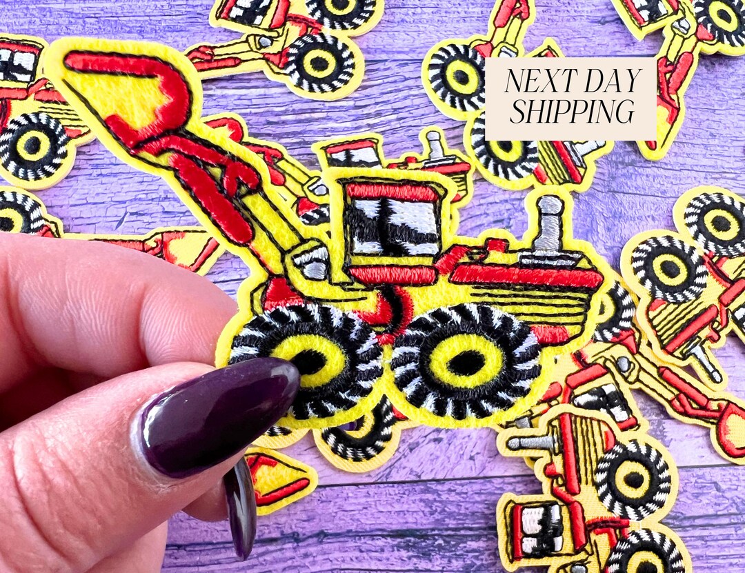 Construction Patch Boys Gift Idea for Birthday Craft Idea Kids Truck ...