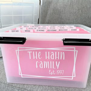 Home File Box Paperwork Organizer Household File Organizer Bin for ...