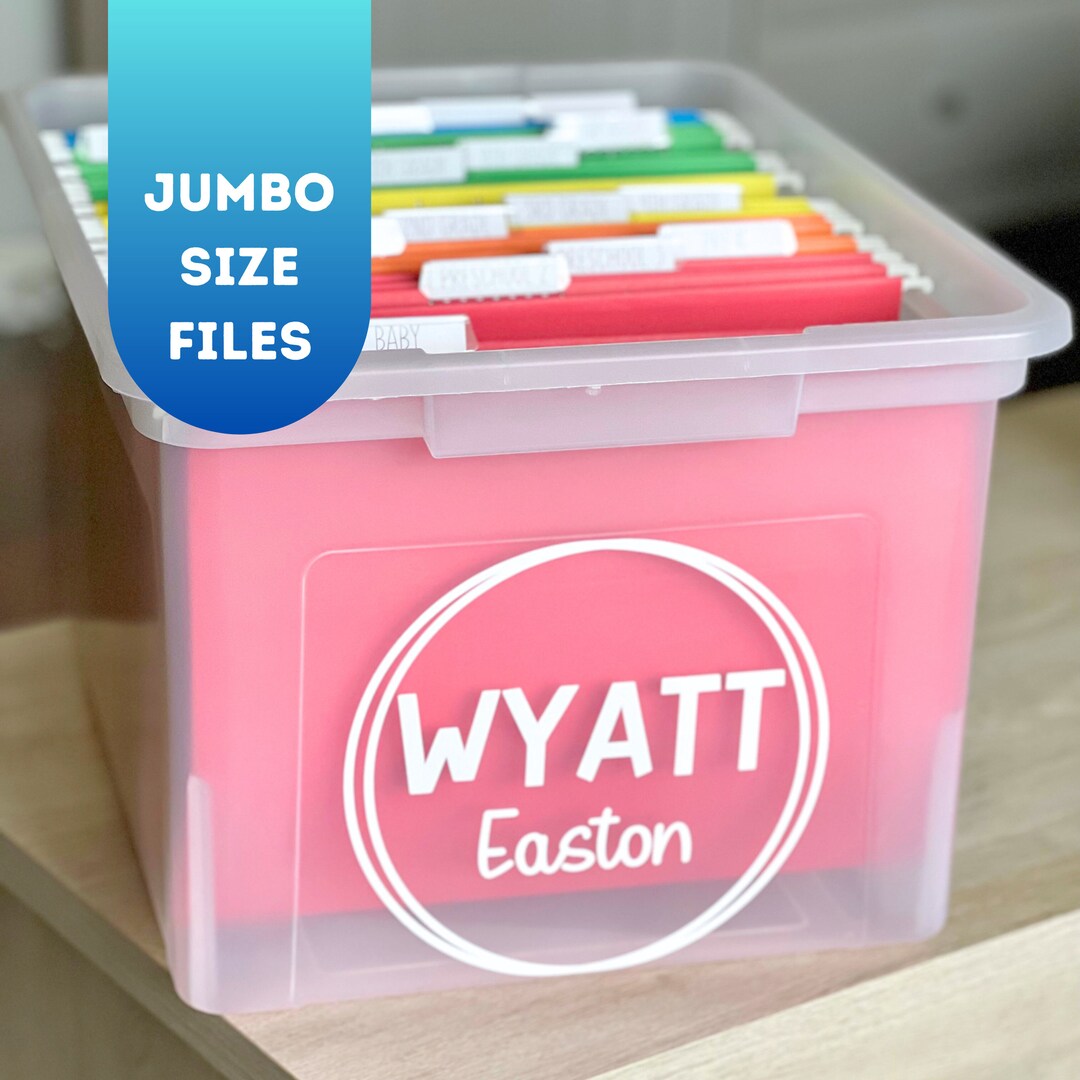 School Memory Box Kid File Box Children Milestone Tote Newborn Baby ...