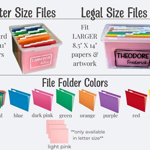 School Organization Box School Organize Baby File Organizer Kid Memory ...