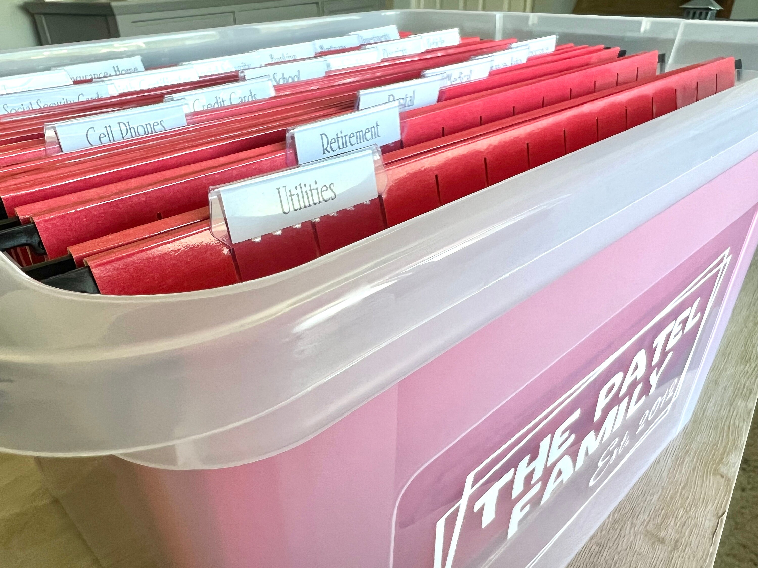 DIY Home Documents Kit Printable File Tab Home File Editable - Etsy