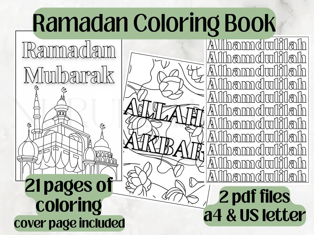 Eid ACTIVITY KIDS, Eid Coloring Pages, Ramadan Gift, Eid Gift, Ramadan ...
