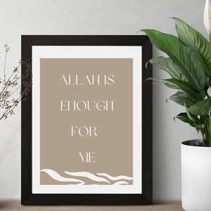 Islamic Arabic Calligraphy, Allah, Modern Islamic Art, , Muslim Home ...
