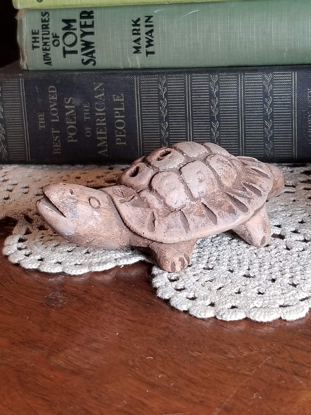Terracotta Turtle Ocarina, Hand Flute, Quite Old - Etsy