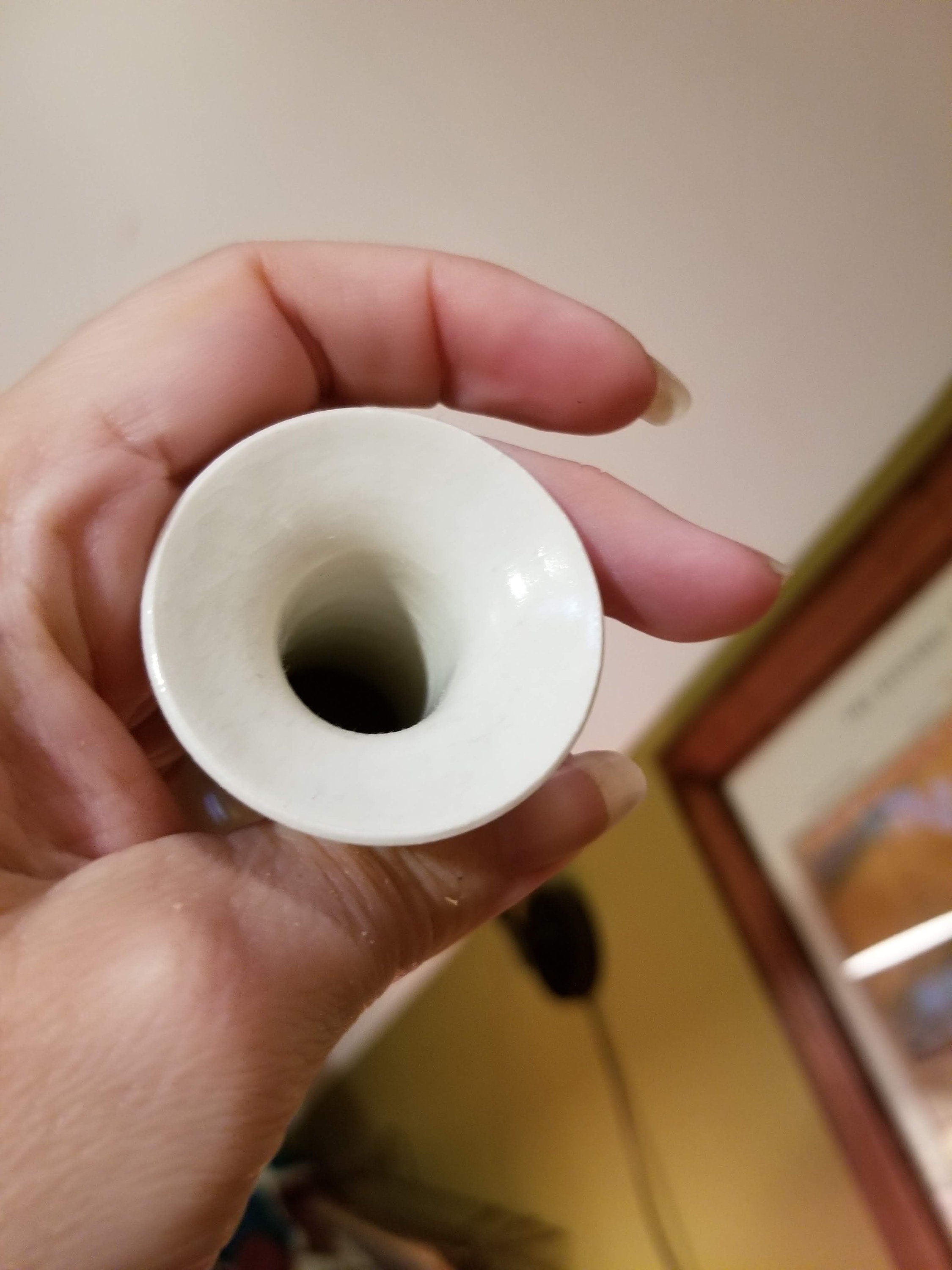 Vintage Bud Vase Alyse Carson 1984 Green Brown Gray Stripe - Etsy