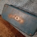 Vintage Tool or Storage Box in a Dark Teal or Turquoise Color, Worn ...