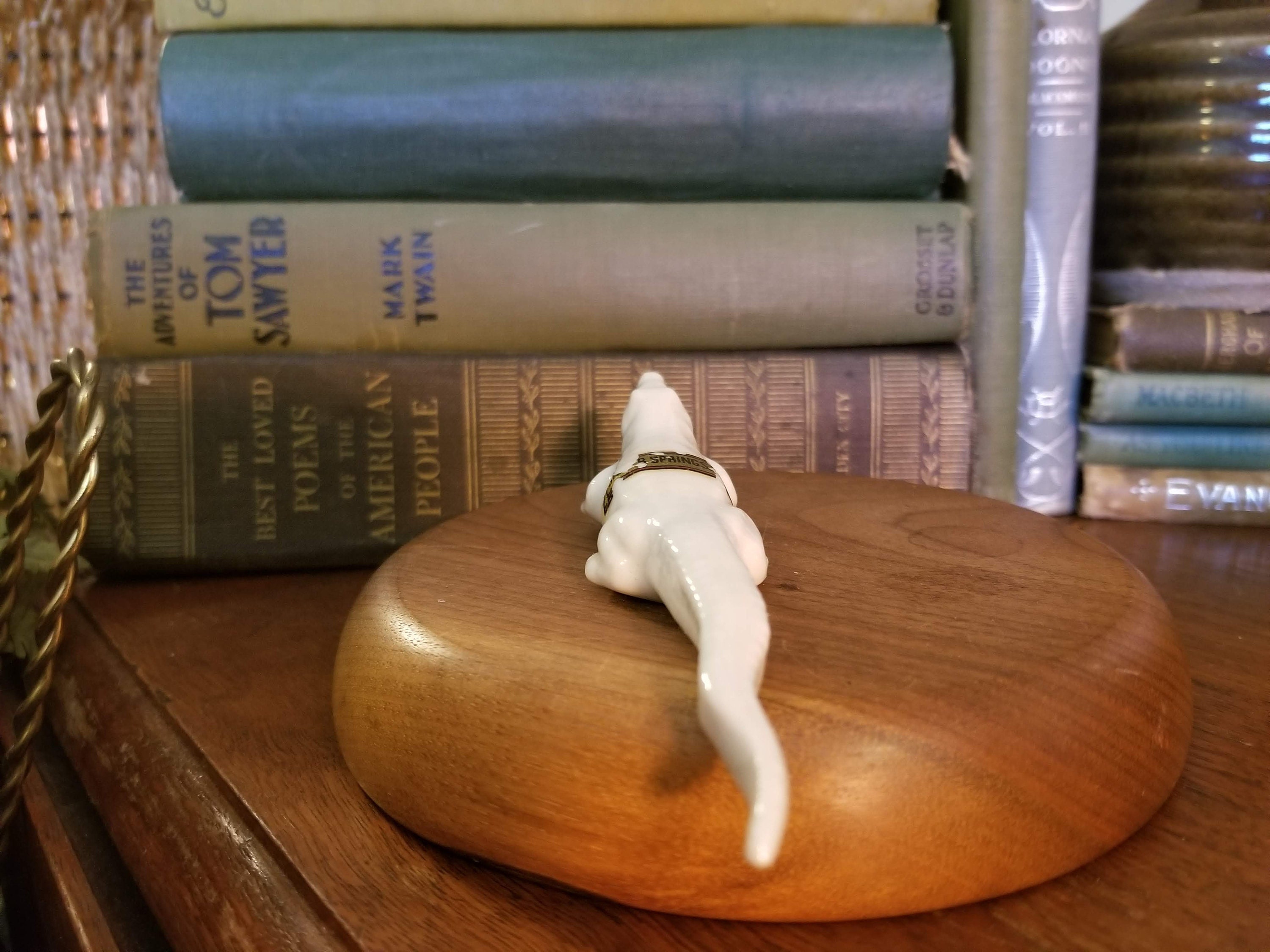 Vintage Ceramic White Crocodile Alligator With Location Label - Etsy