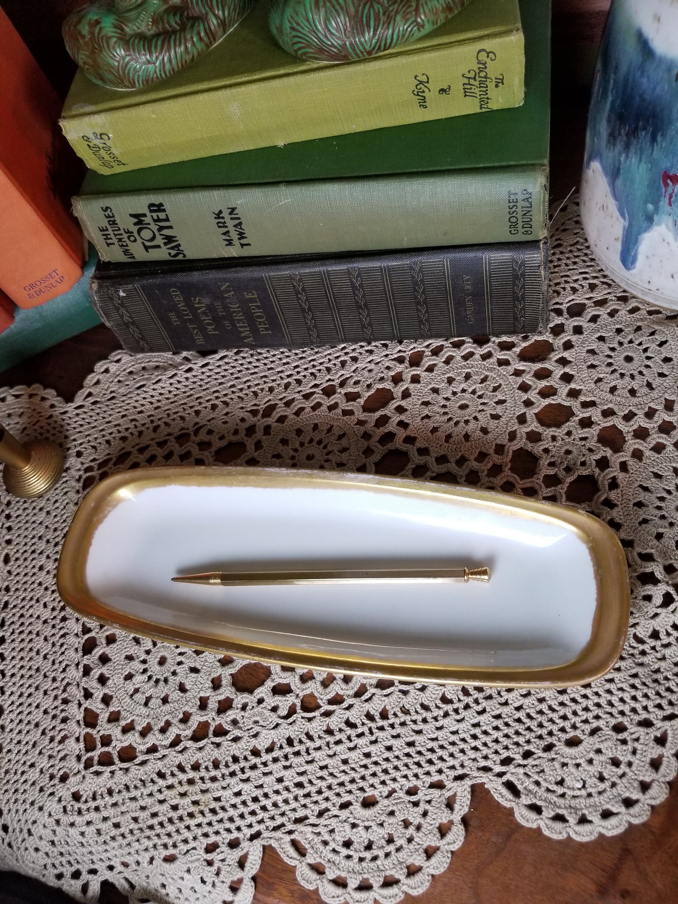 Vintage Alboth & Kaiser, Bavaria Piece, Rectangular Dish With Painted ...
