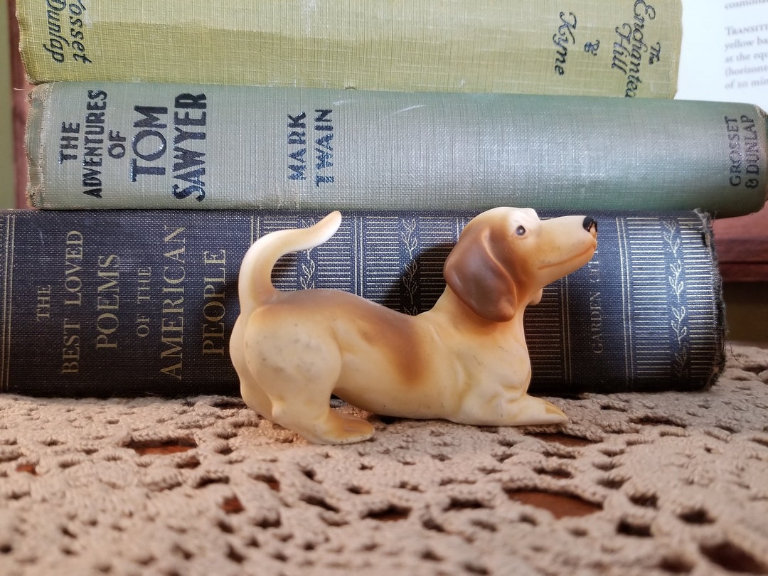 Bone China Dog Made in Taiwan, Brown and White - Etsy