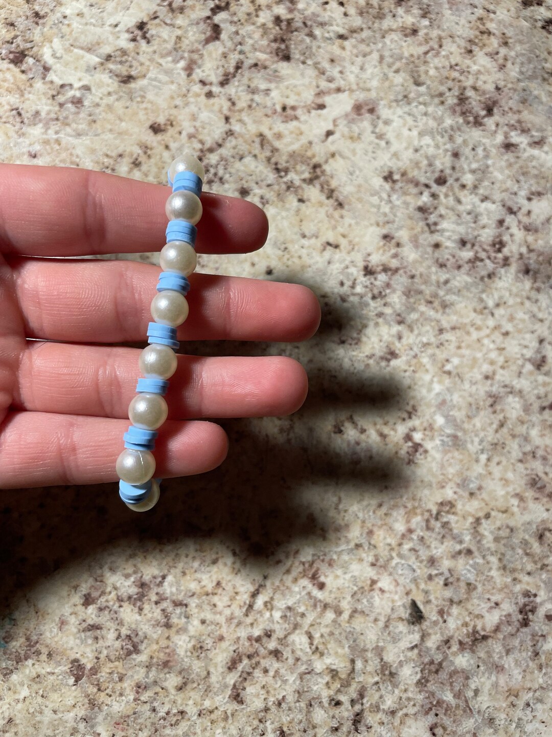 Light Blue Pearl Preppy Bracelet - Etsy