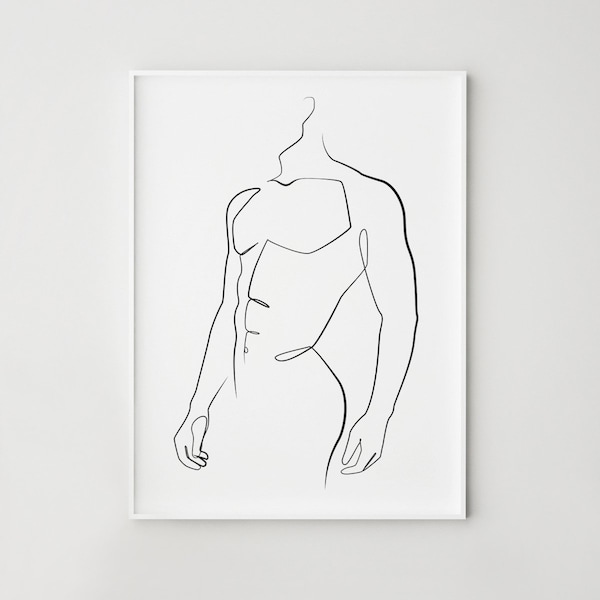 Male One Male Art - Etsy