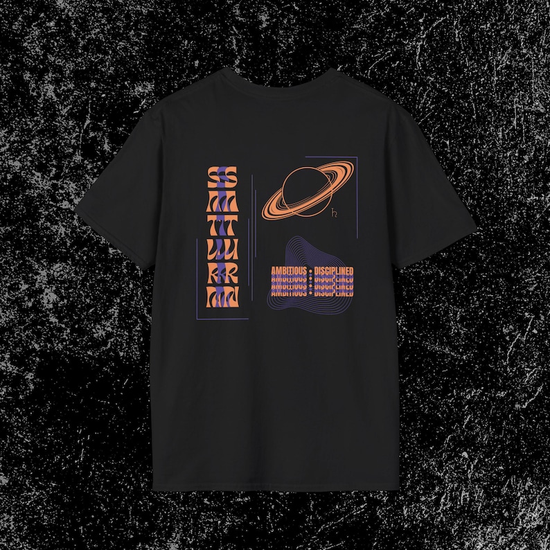 Retro Themed Planet Saturn Shirt | Modern Streetwear Everyday Shirt ...
