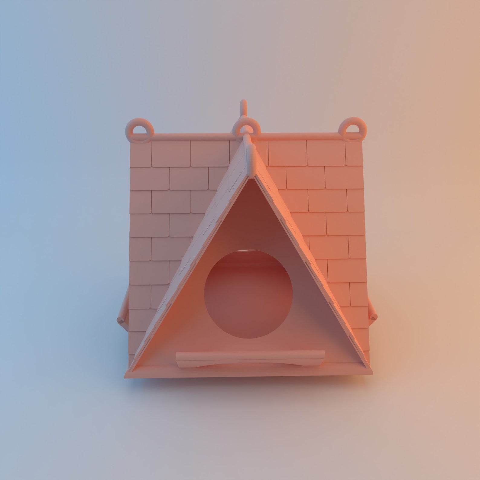Birdhouse STL Files, Birdhouse 3D Print Files, Bungalow 3D Print Files ...