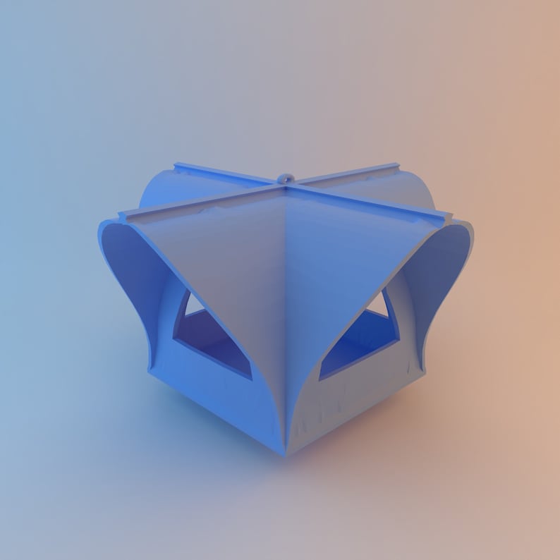 Birdhouse STL Files, Birdhouse 3D Print Files, Bungalow 3D Print Files ...