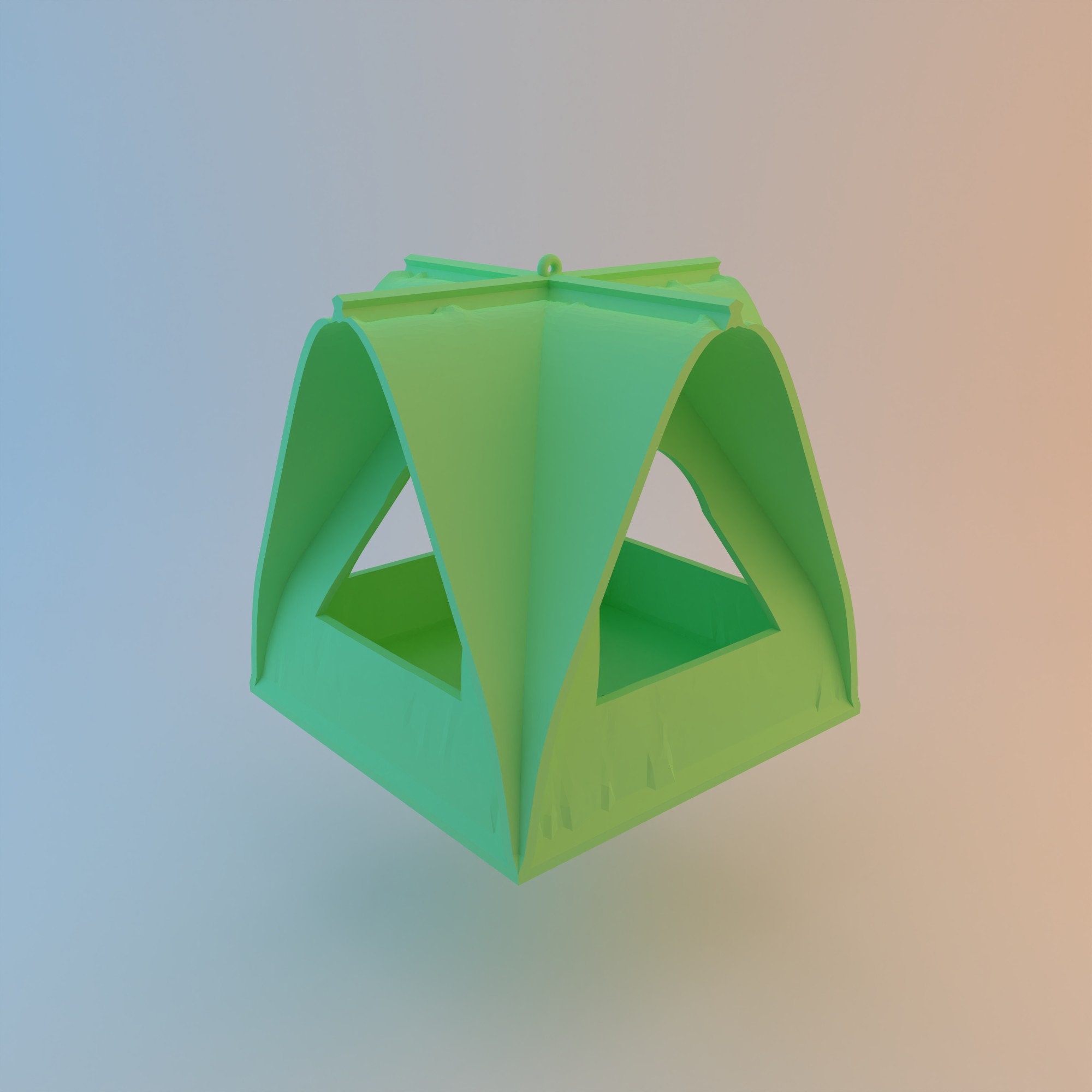 Birdhouse Stl Files Birdhouse 3d Print Files Bungalow 3d Print Files 3d House Birdhouse Stl