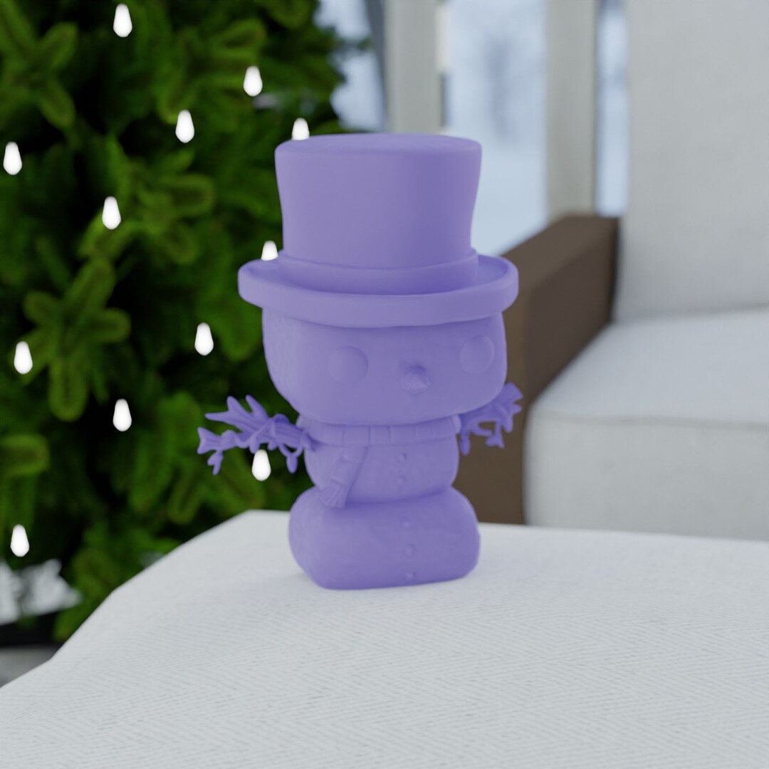 3D Snowman Christmas Toy, Christmas Decor, 3d Print, 3D Figure, 3D ...