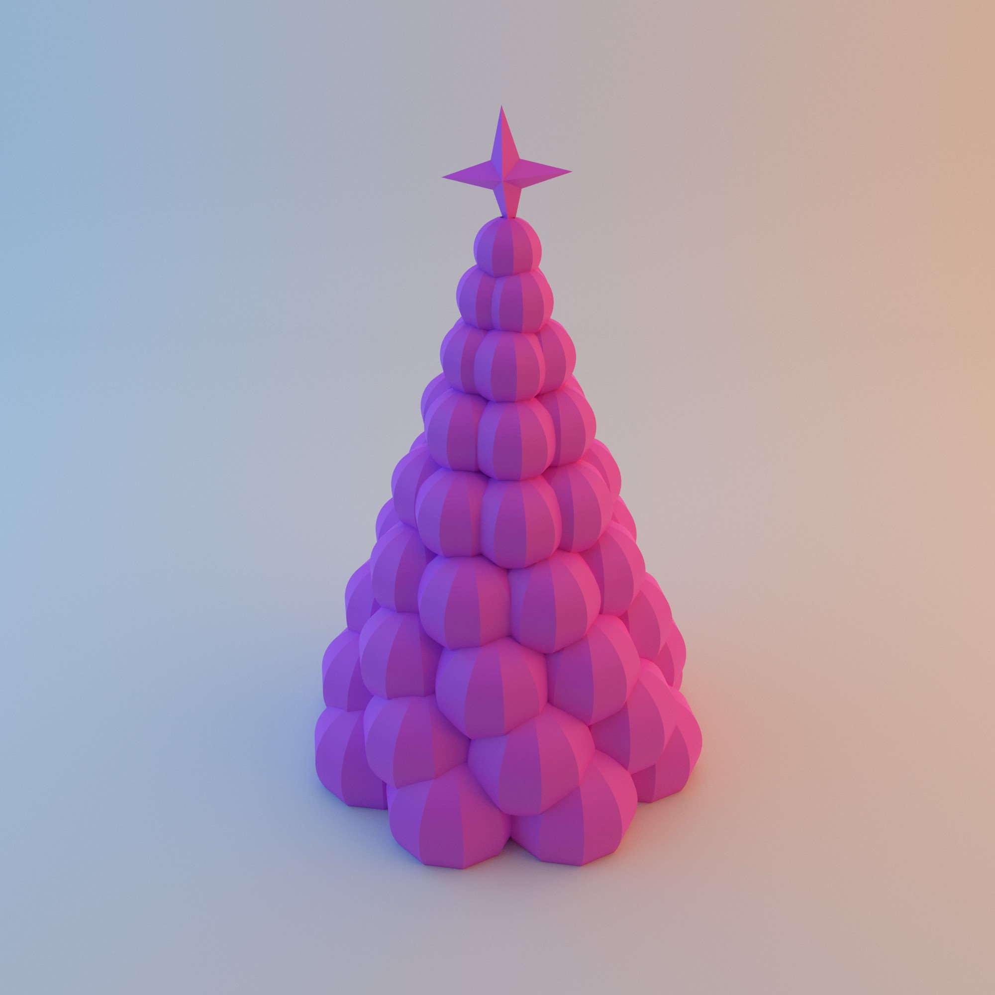 3D Christmas Tree Ready to Print Christmas STL 3D - Etsy