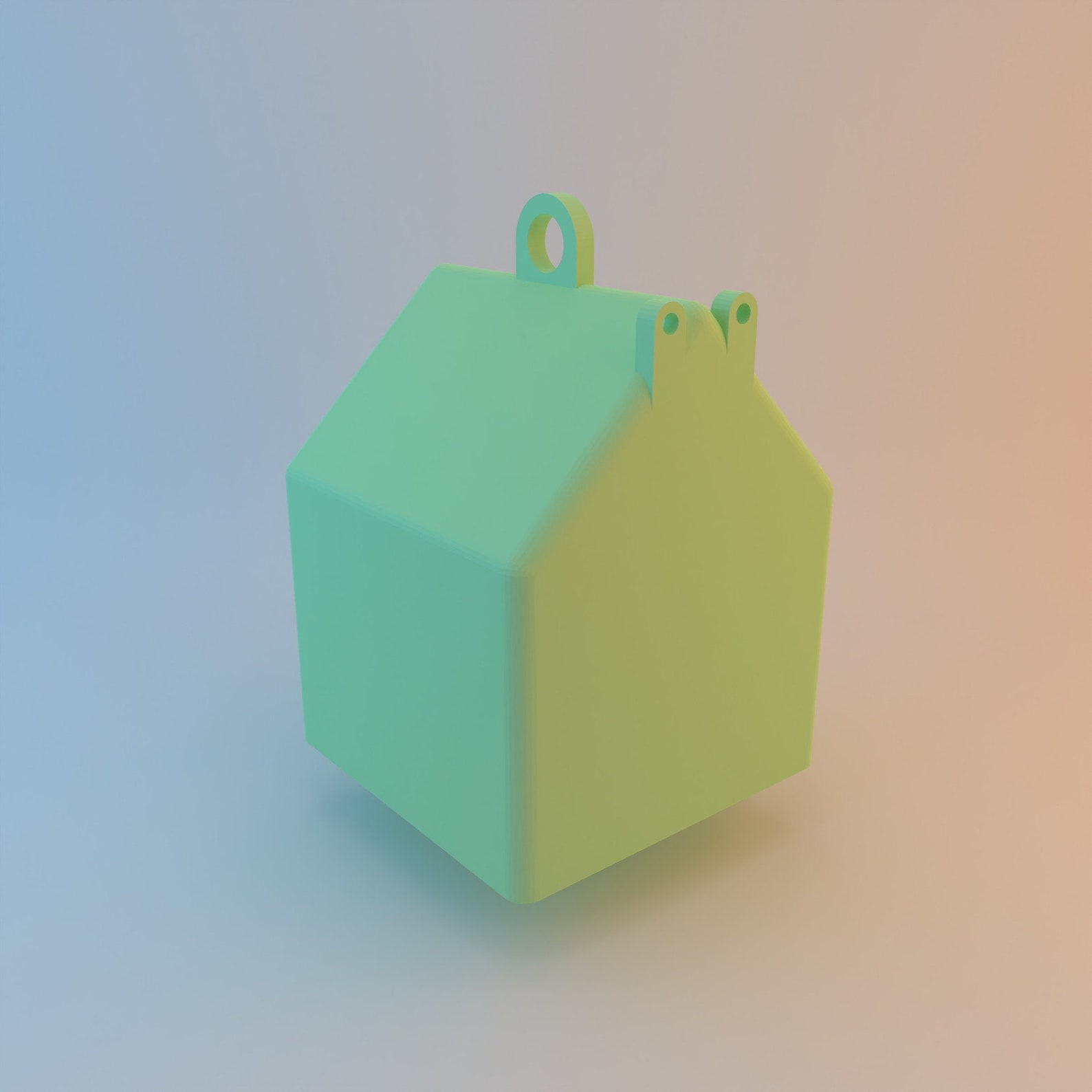 Birdhouse STL Files, Birdhouse 3D Print Files, Bungalow 3D Print Files ...