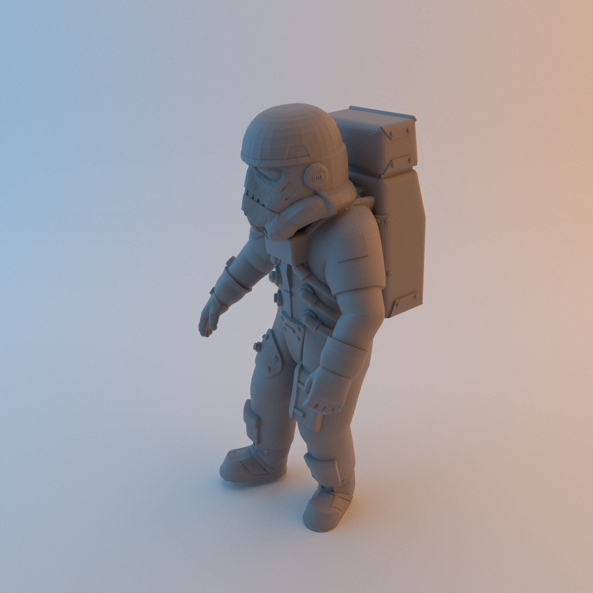 Stormtrooper Astronaut Star Wars 3D Model Stl Stormtrooper Stl Stl File ...