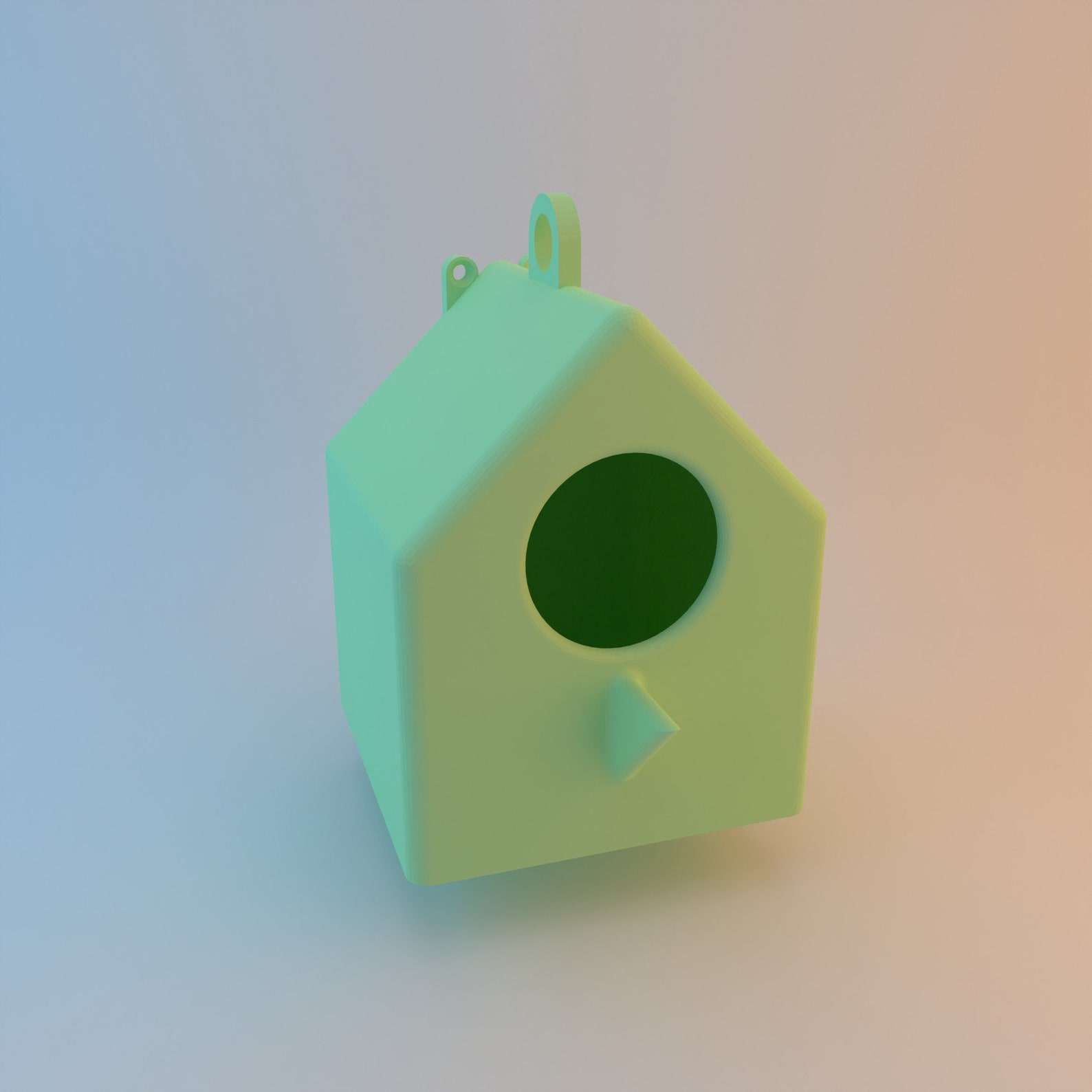 Birdhouse STL Files, Birdhouse 3D Print Files, Bungalow 3D Print Files ...