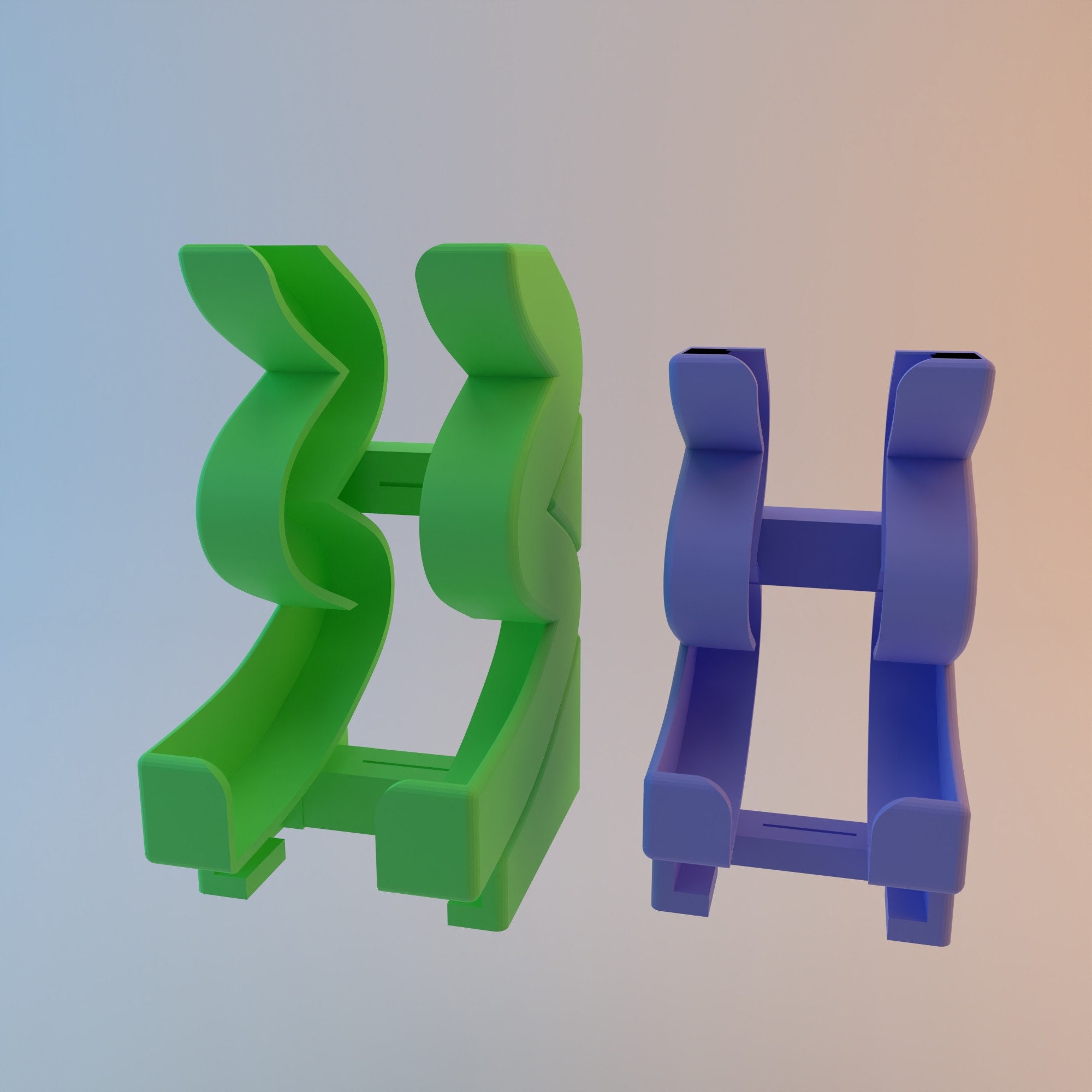 Battery Holderer Organizer for AAA and AA Batteries Mini Container STL ...