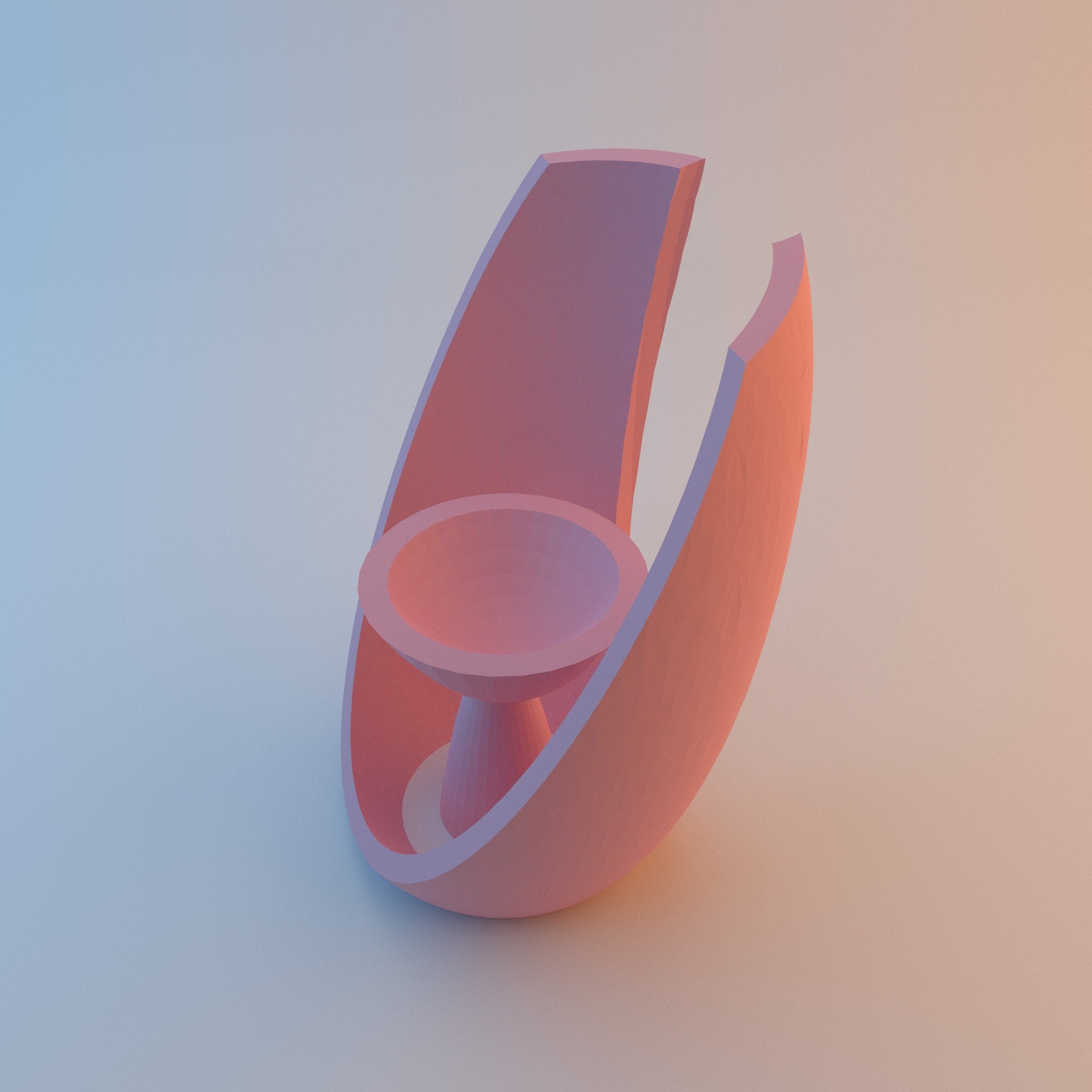 Modern Oval Candle Holder Decorative STL Files for 3D Printing | 3D ...
