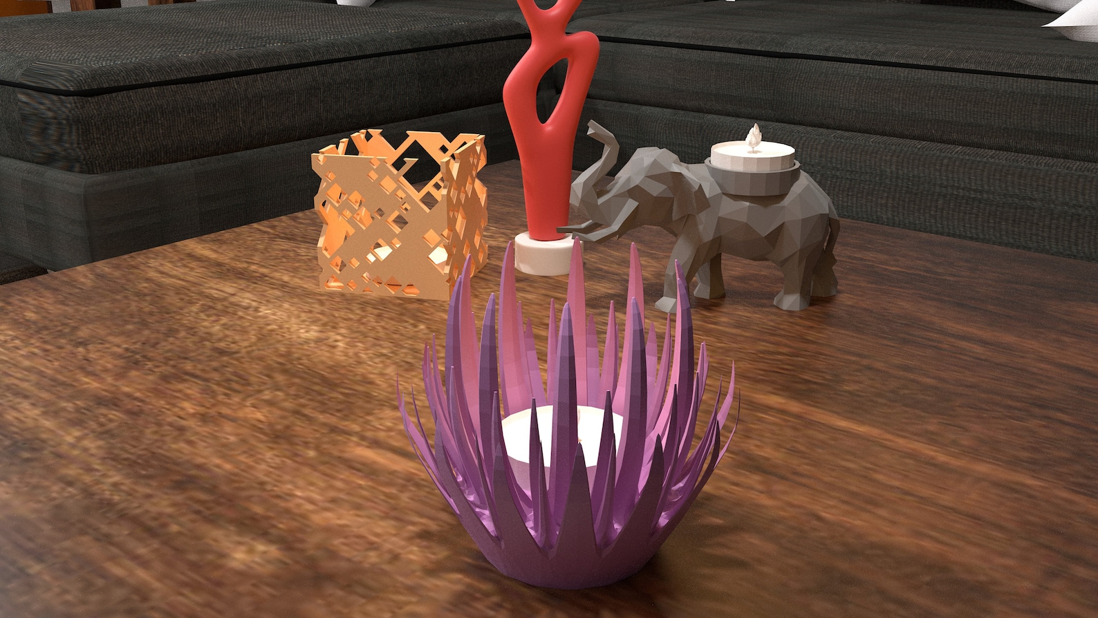 Candle Holder STL Files for 3D Printing 3D Home Decor 3d Printed ...