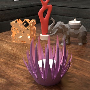 Candle Holder STL Files for 3D Printing | 3D Home Decor | 3d Printed ...