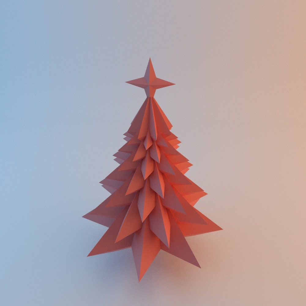 3D Christmas Tree Ready to Print Christmas STL 3D Printed Decor 3D ...