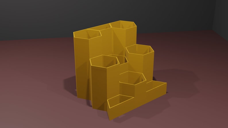 Pen Holder STL File 3D Printed Pen Holder Office Decoration Table Decor ...