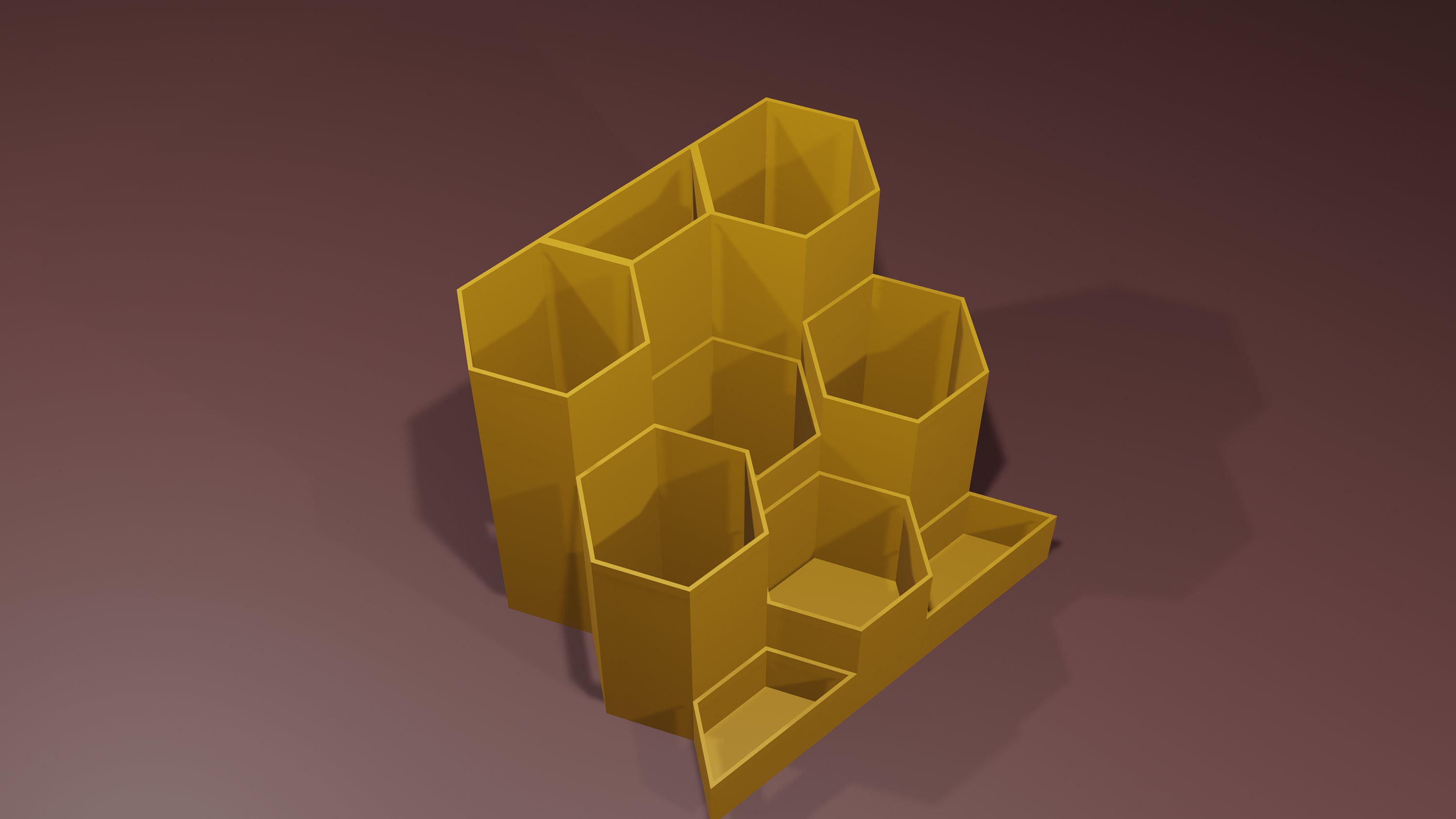 Pen Holder STL File 3D Printed Pen Holder Office Decoration Table Decor Desk Organizer Office ...