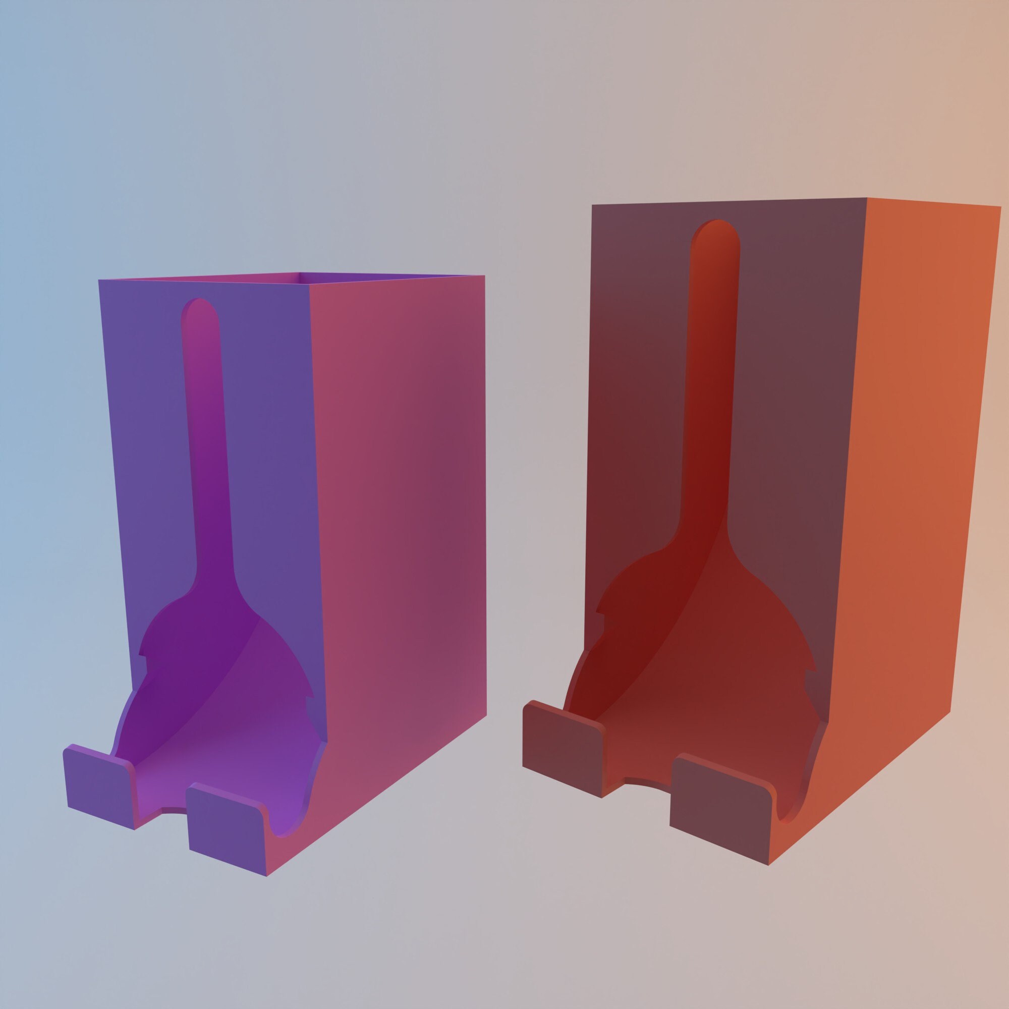 Battery Holderer Organizer for AAA and AA Batteries Mini Container STL ...