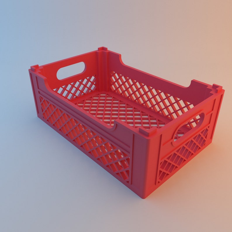 Stackable Crate Mini Container STL File 3D Print for Office - Etsy