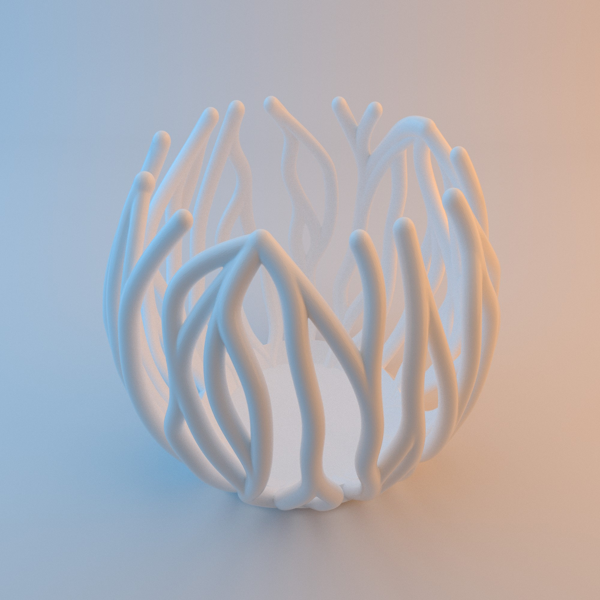 Candle Holder 3D Print STL File for 3D Printers TABLE DECORATION 3d ...