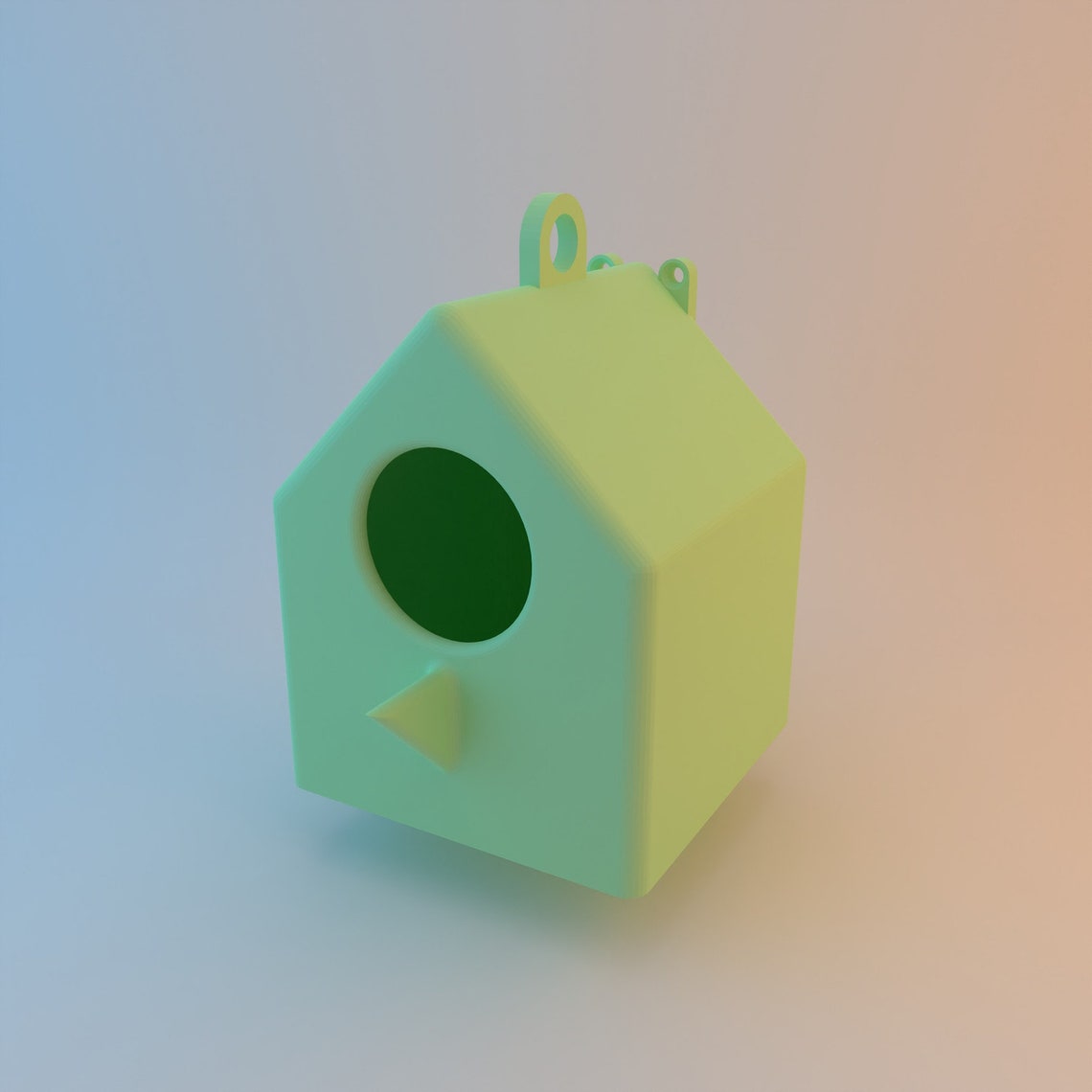 Birdhouse STL Files, Birdhouse 3D Print Files, Bungalow 3D Print Files ...