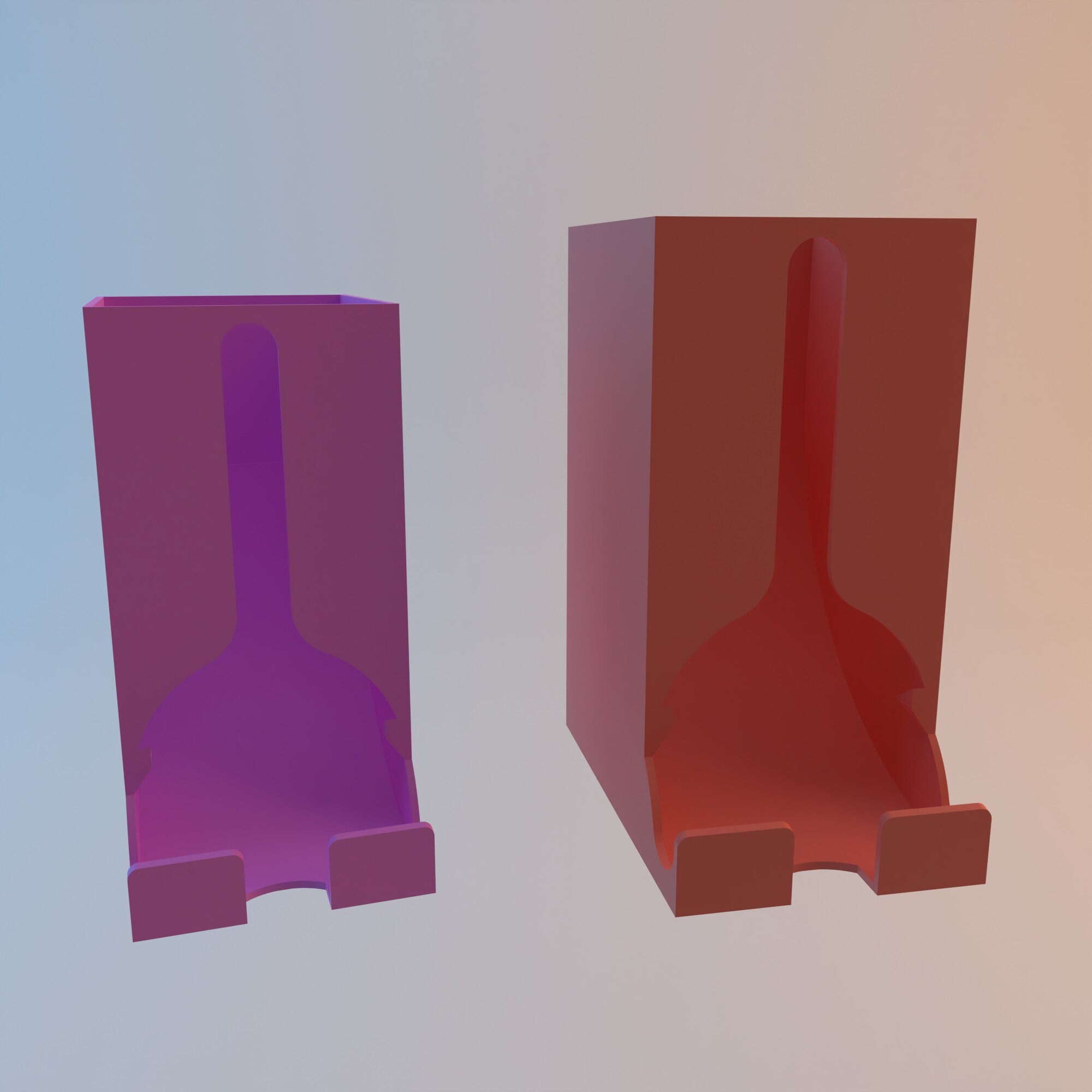 Battery Holderer Organizer for AAA and AA Batteries Mini Container STL ...