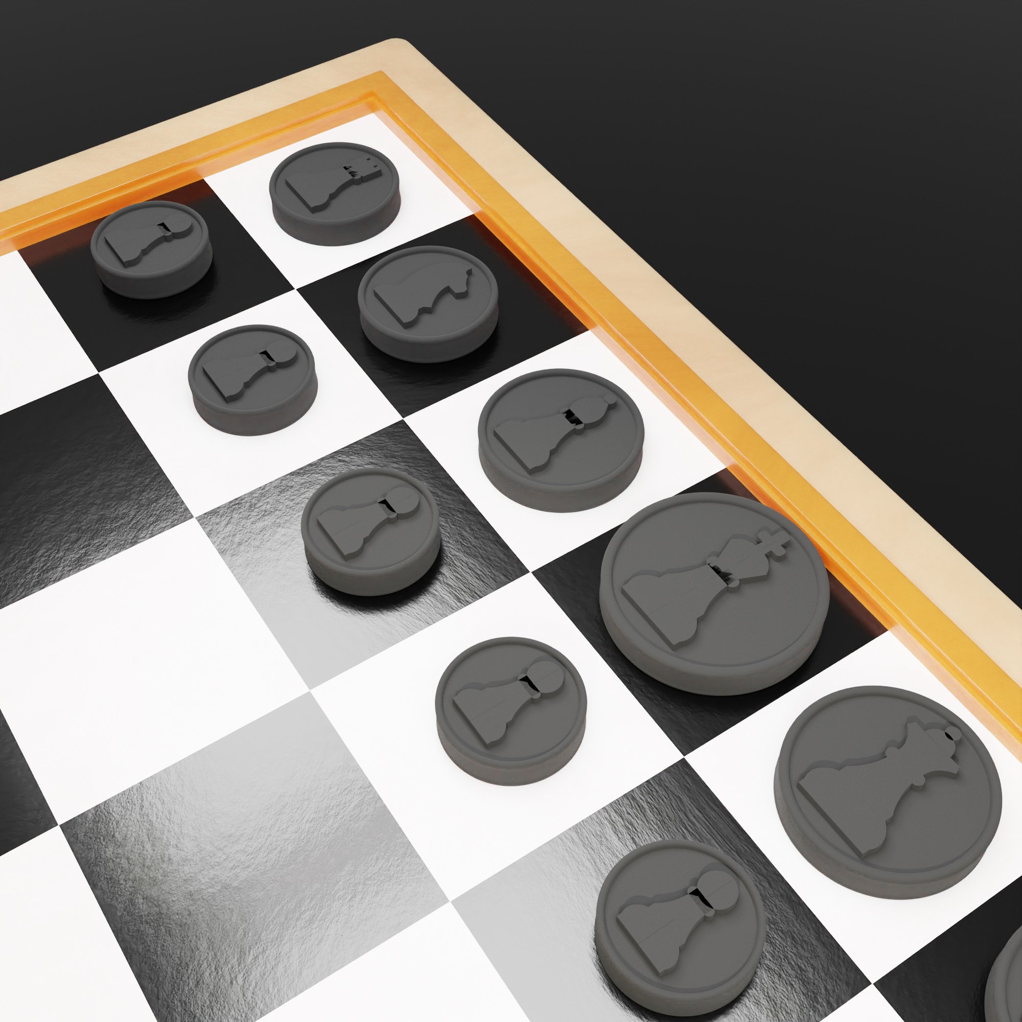 Chess Set 3D Print File Stl, Chess Set Premium Chess Set Chess Set ...