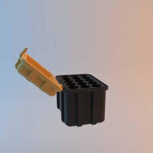 Battery Holderer Organizer for AAA Batteries Mini Container STL File ...